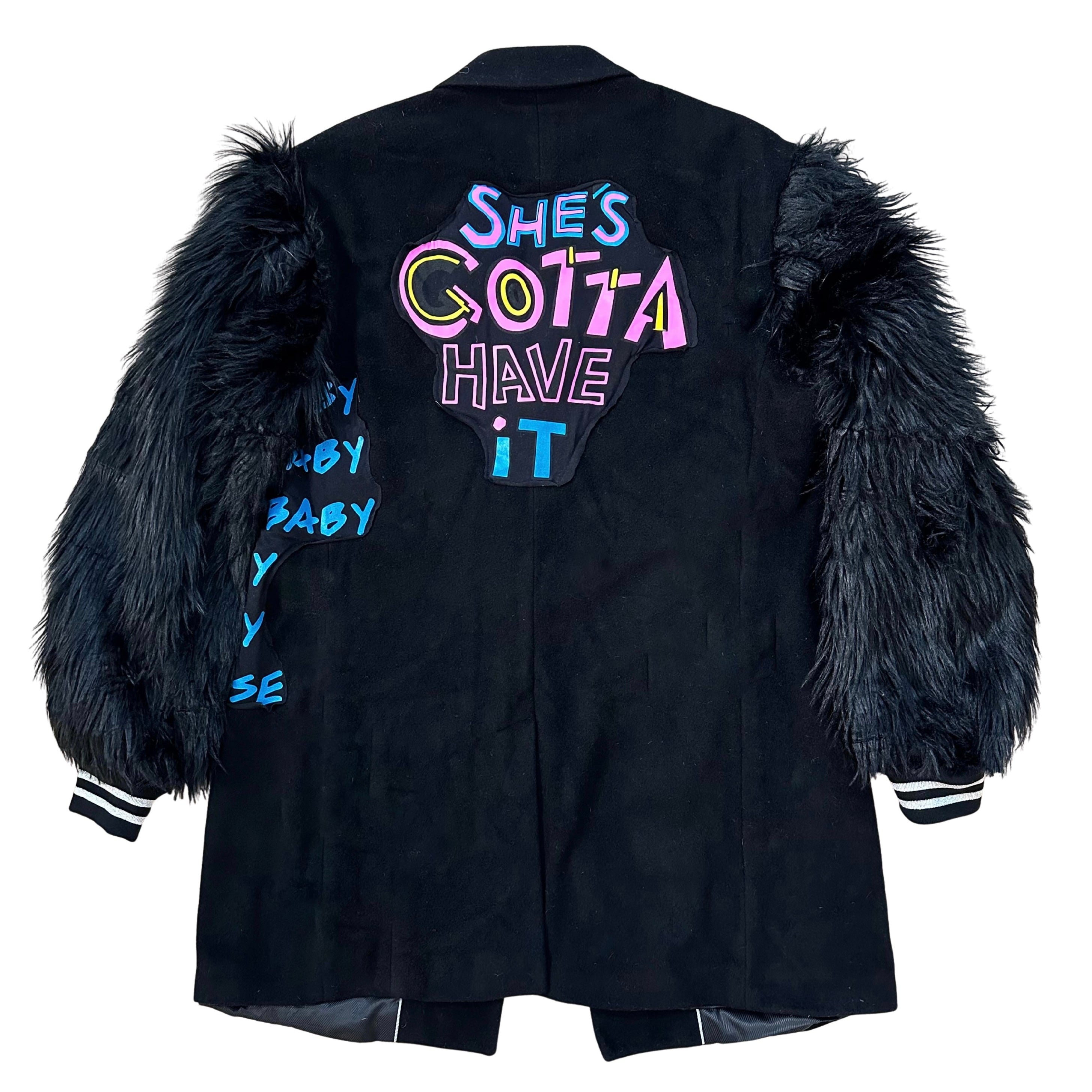 40 Acres x COINTEL She's Gotta Have It Jacket with Suede & Faux Feathe ...