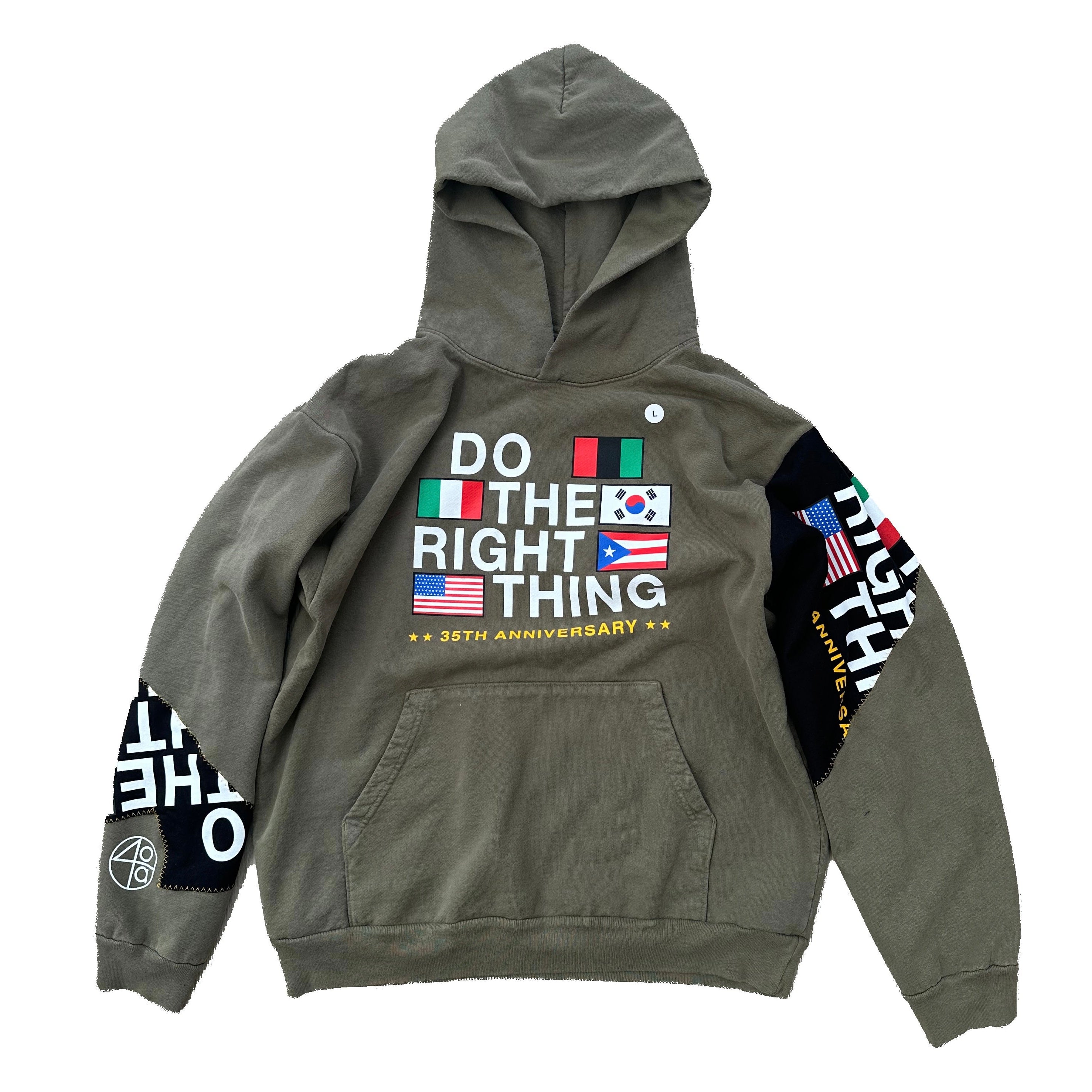 40 Acres x COINTEL Do The Right Thing Hoody - Olive Green – S.J