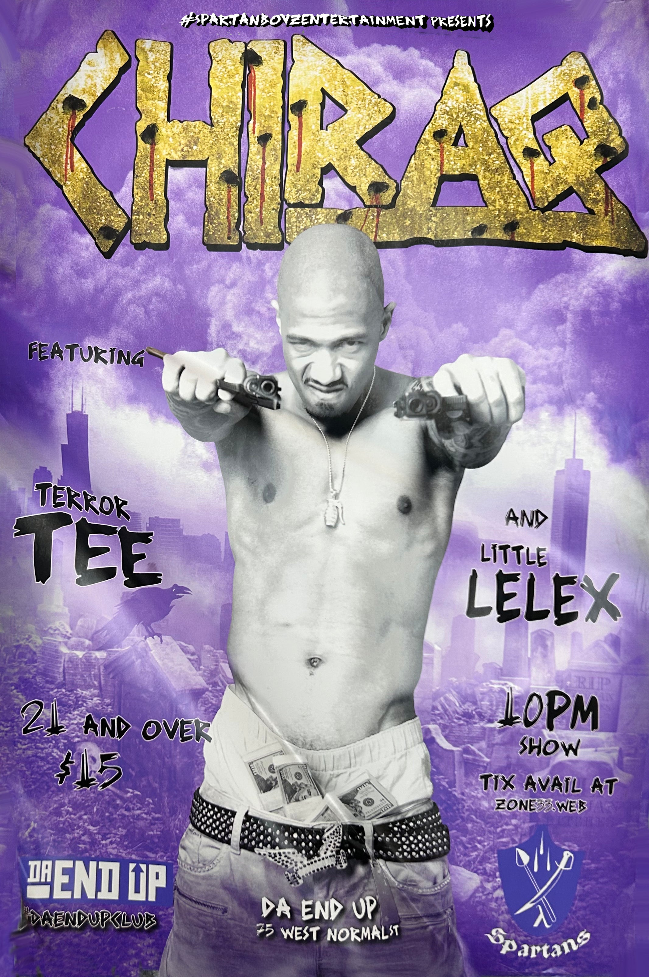 Chi-Raq Nick Cannon Purple Poster – S.J