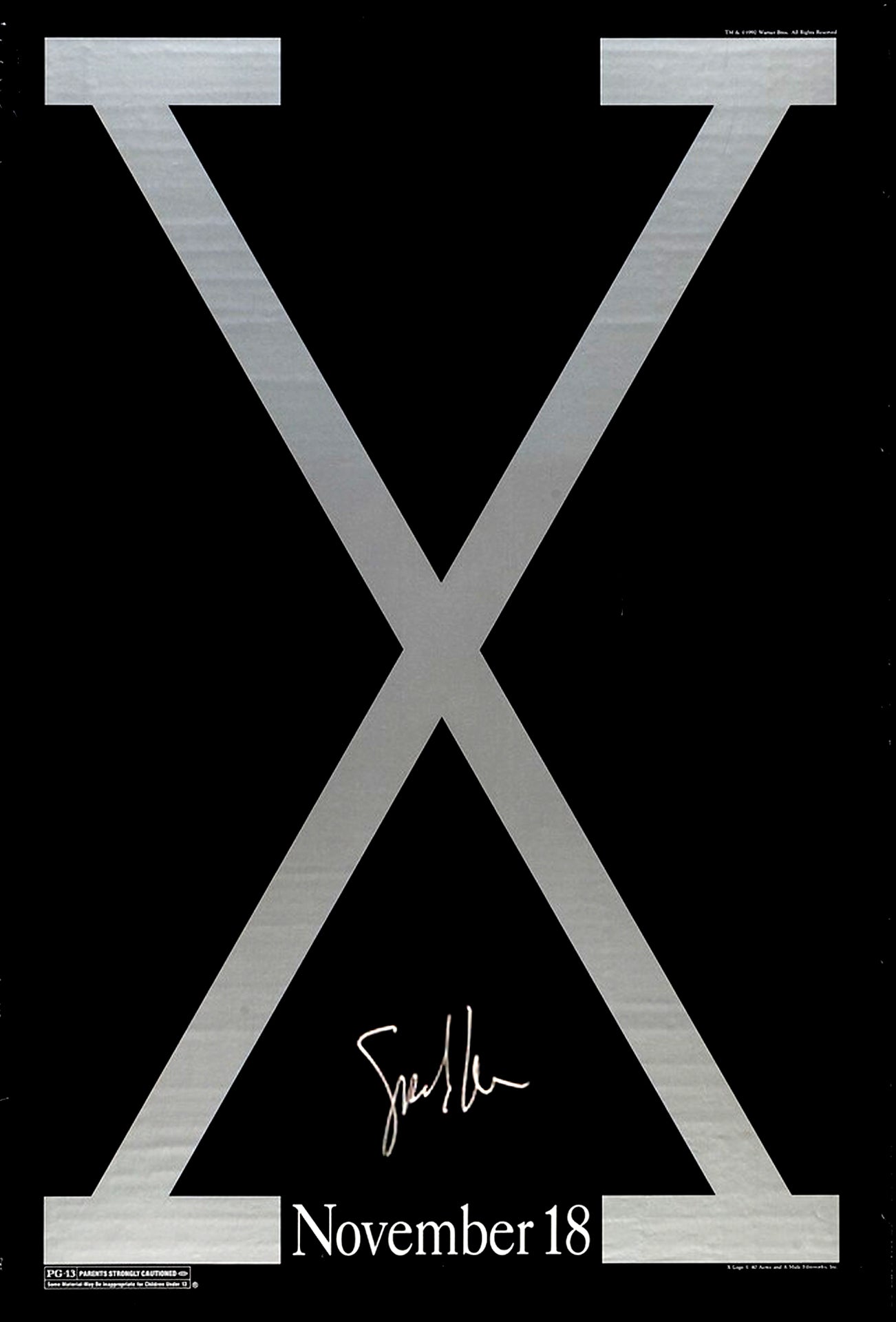 Malcolm X One Sided Poster - Signed – S.J