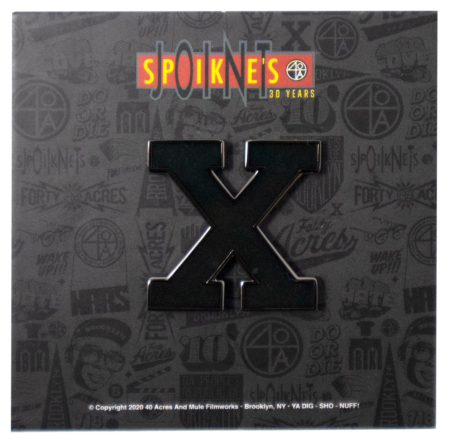 "X" Pin – S.J