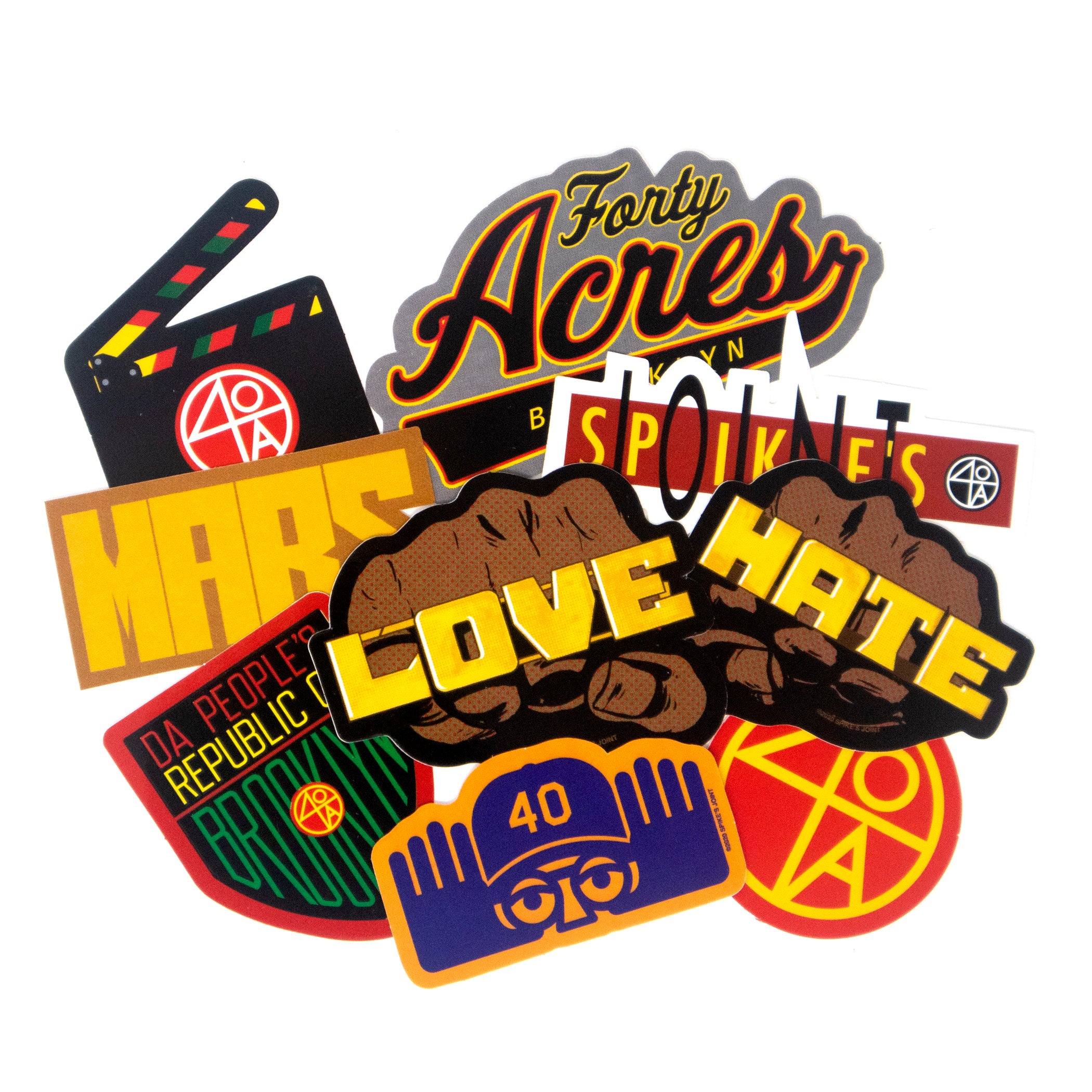 Spike's Joint Sticker Pack – S.J